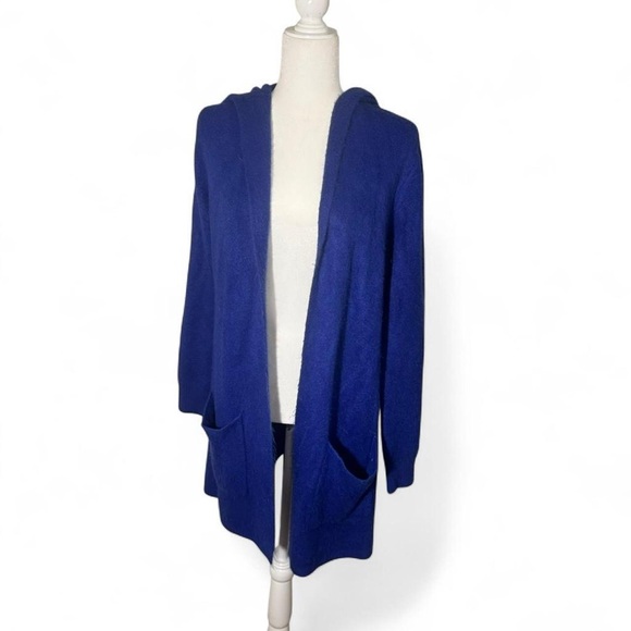 Cyrus | Sweaters | Cyrus Cobalt Blue Hooded Cardigan | Poshmark